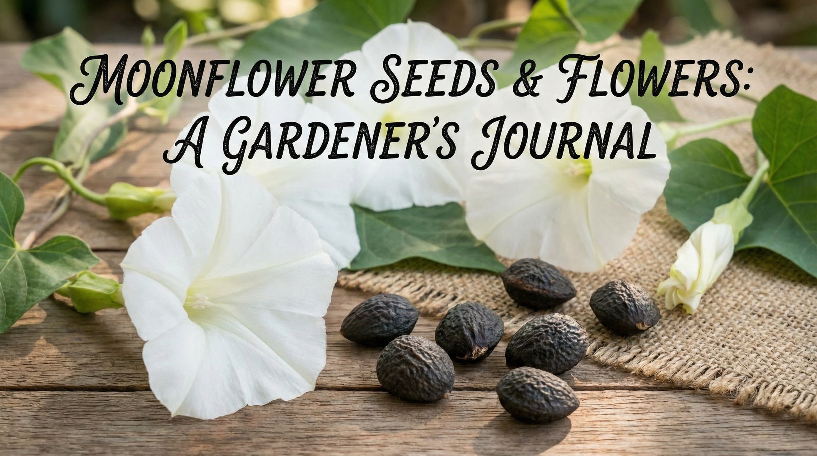How to Grow Moonflowers From Seed in a Home Garden