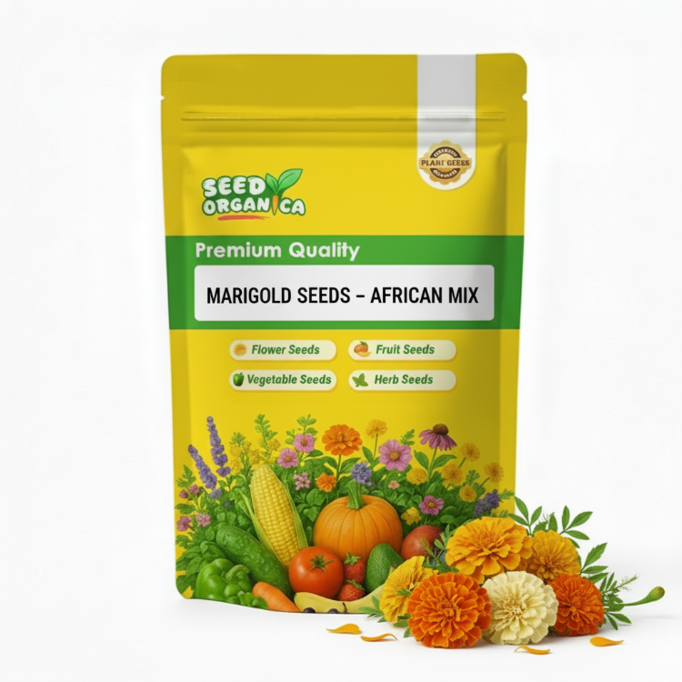 African Mix Marigold Seeds | Mixed Color Flower Seeds