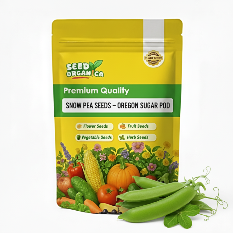 Oregon Sugar Pod Snow Pea Seeds | Heirloom