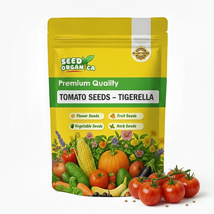 Tigerella Tomato Seeds | Striped Heirloom Variety